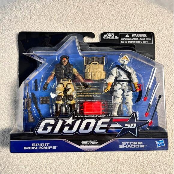 Hasbro | Toys | Gi Joe 5th Anniversary Spirit Ironknife Storm Shadow ...